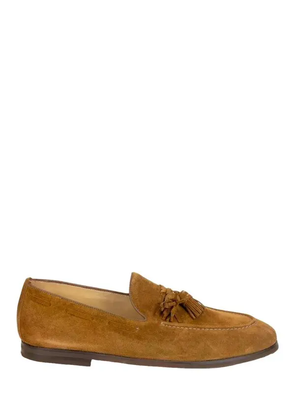 Neil Barrett Suede Tassel Detail Loafers - Brown