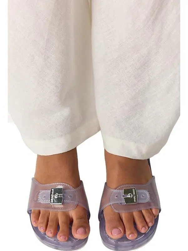 Melissa X Scholl Pescura Jelly Slide Sandals - Clear
