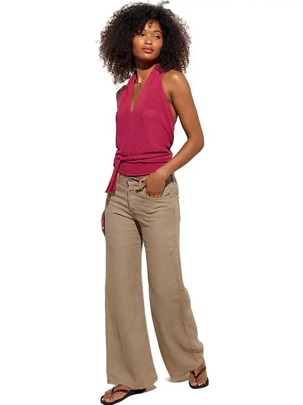 Free People Convertible Knit Sweater Top - Summer Cherries