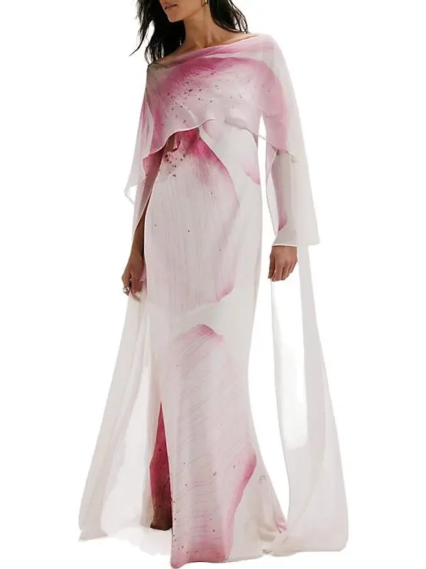 Significant Other Devlyn Long-sleeve Maxi Dress - Petal Garden