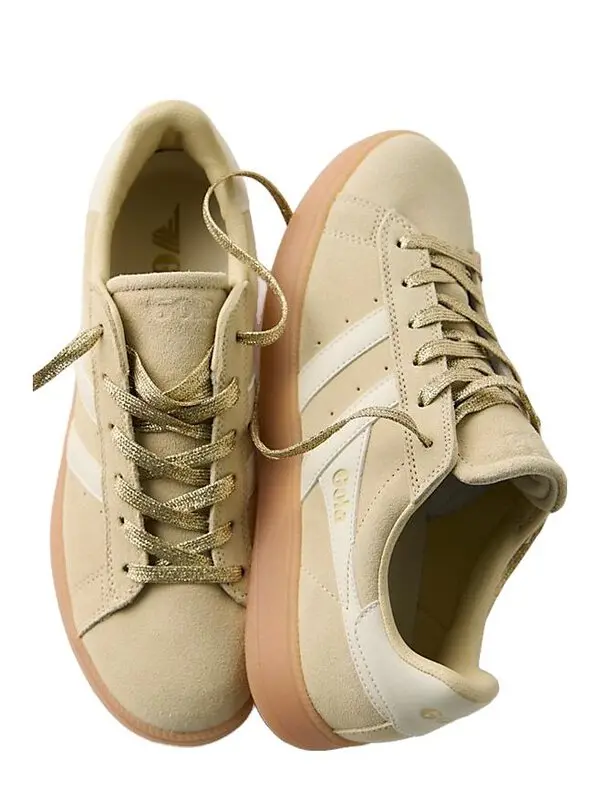 Gola Aztec Suede Lace-up Sneakers - Buttermilk/off White/pale