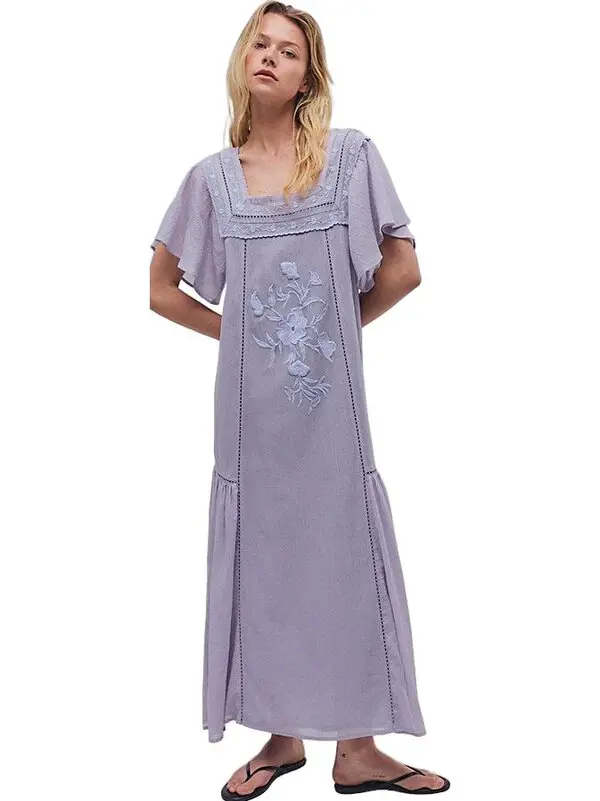 Free People Forever Free Maxi Dress - Peridust