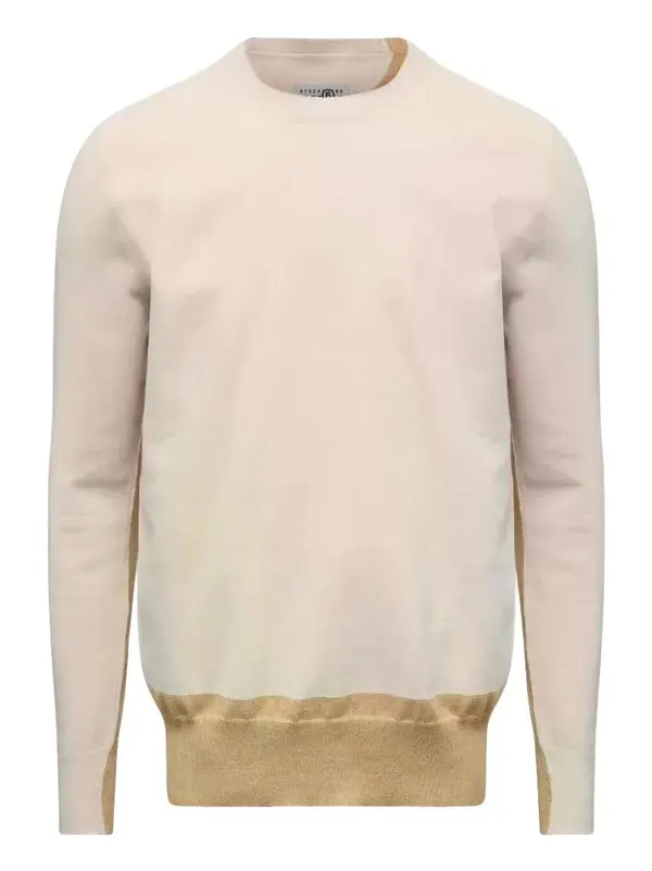 MAISON MARGIELA Fused Knit Cotton Jumper - Neutrals