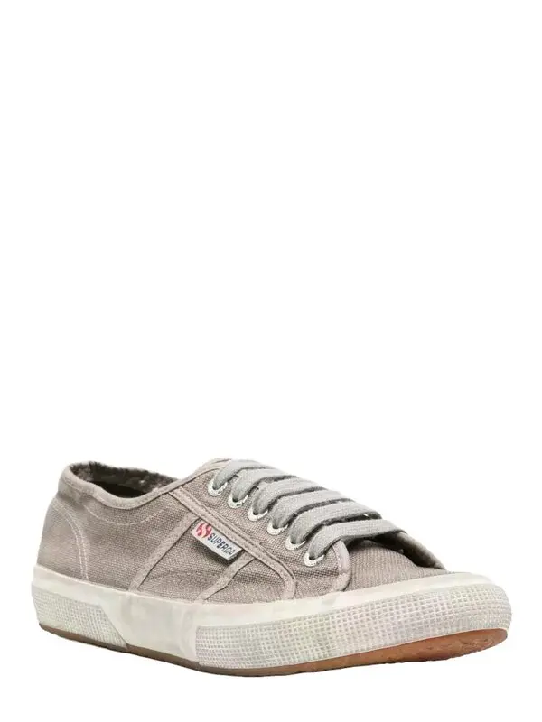 Superga Distressed Canvas Sneakers - Grey