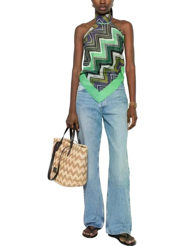 AGOLDE Faded Wide-leg Jeans - Blue
