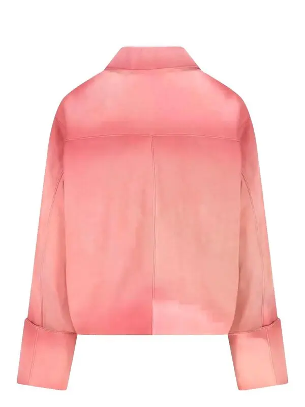 Loewe Suede Button-fastening Jacket - Pink