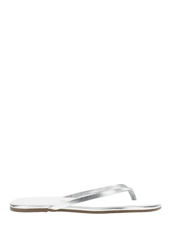 Tkees Metallic Flip Flops - Silver