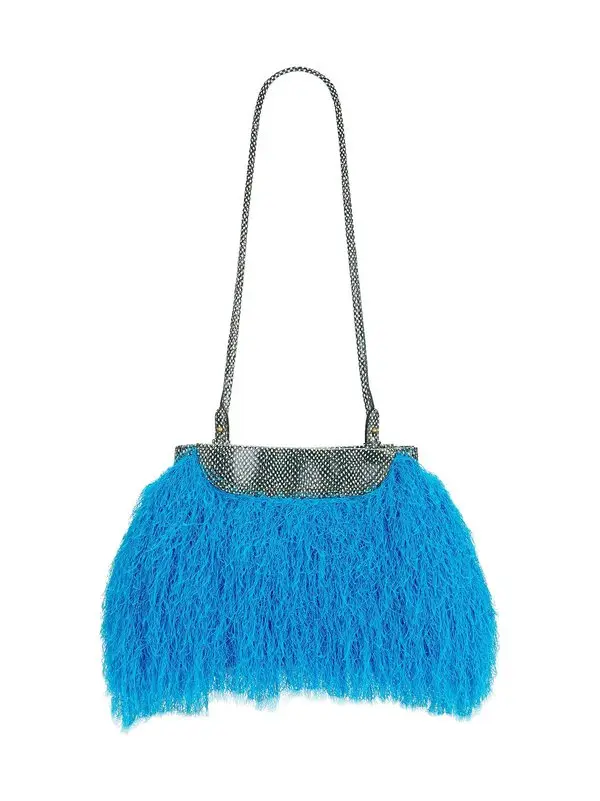 Dries Van Noten Blossom Bag - Turquoise