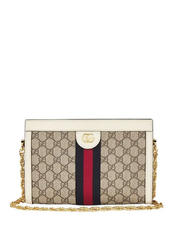 Gucci Ophidia Shoulder Bag - Beige