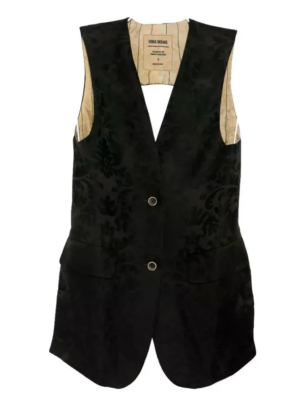 UMA WANG Kallan Waistcoat - Black