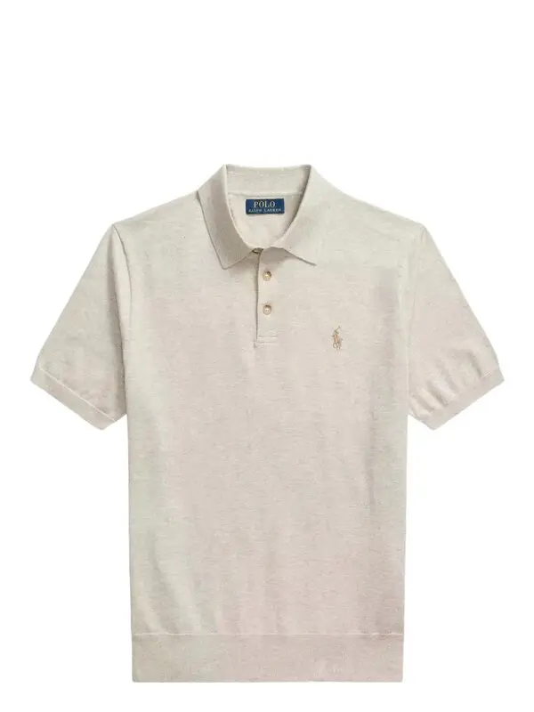 Polo Ralph Lauren Pony-embroidered Polo Shirt - Neutrals