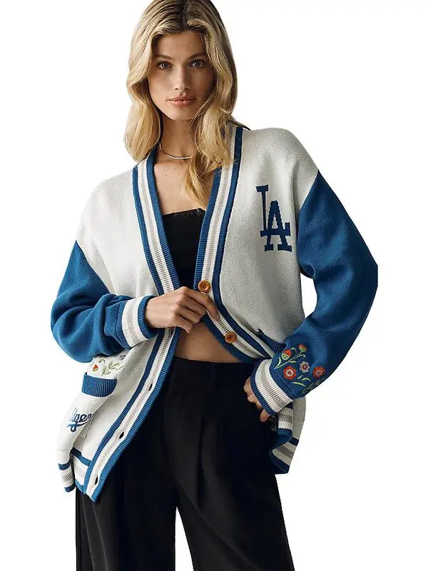 Mitchell & Ness Mlb Embroidered Sweater Vest - Dodgers