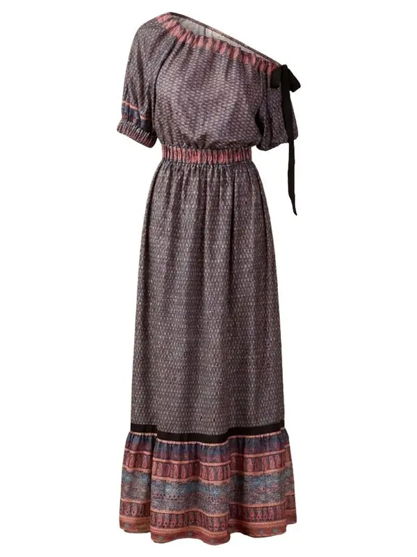GLAM ON YOU Zahara Maxi Dress - Black