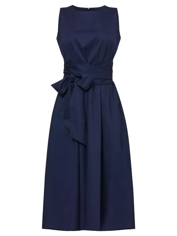 HELEN MCALINDEN Avril Sleeveless Fit & Flare Midi Dress - Blue