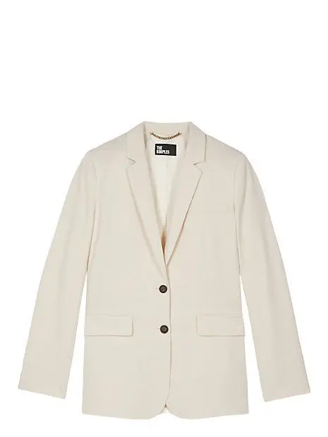 The Kooples Notch Lapel Blazer - Sand