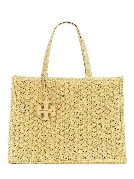 Tory Burch Ella Hand Crocheted Tote Bag - Neutral