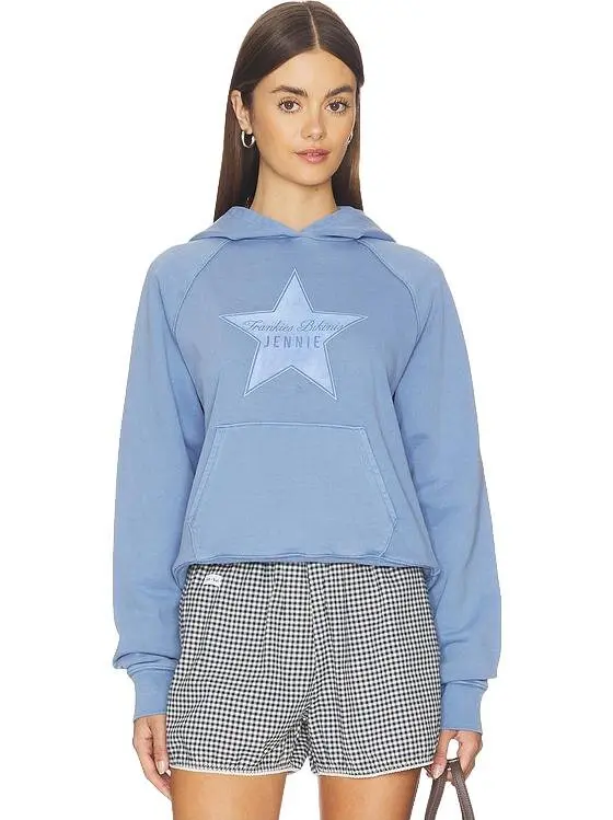 Frankies Bikinis X Jennie Jane Terry Hoodie - Blue