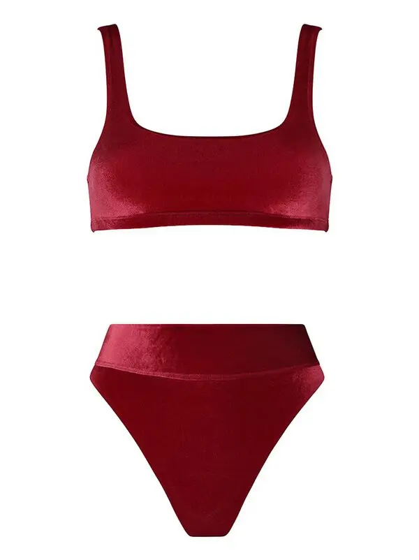 AGUACLARA Sporty Bikini Set - Red