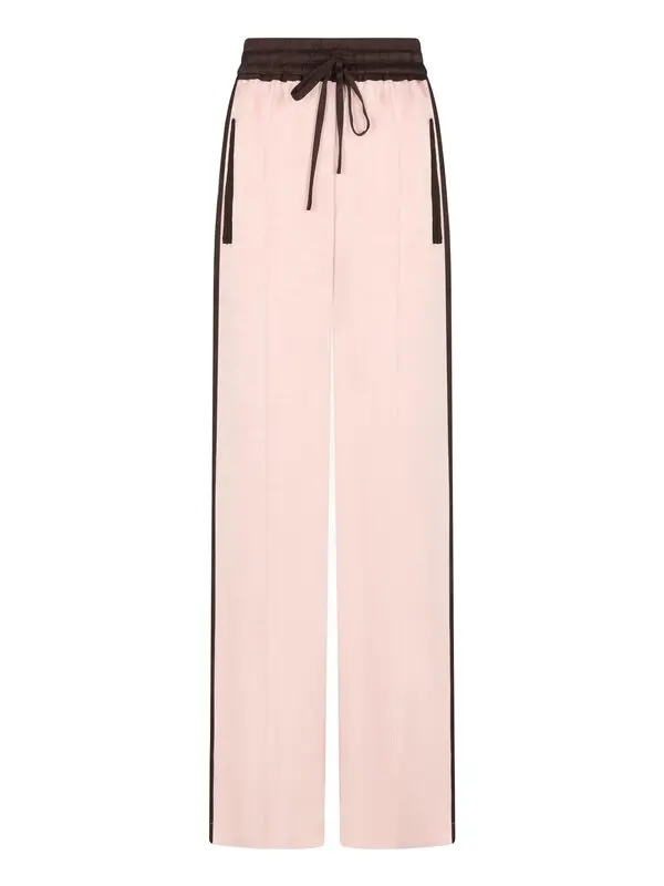 Serena Bute Satin Relaxed Jogger - Pink