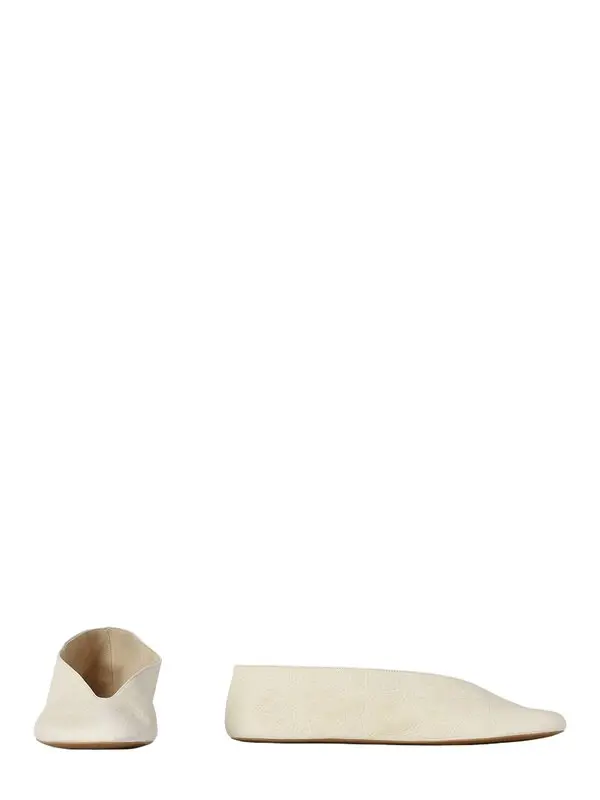 THE ROW Fay Flat Two Slip-on Shoes - Shell