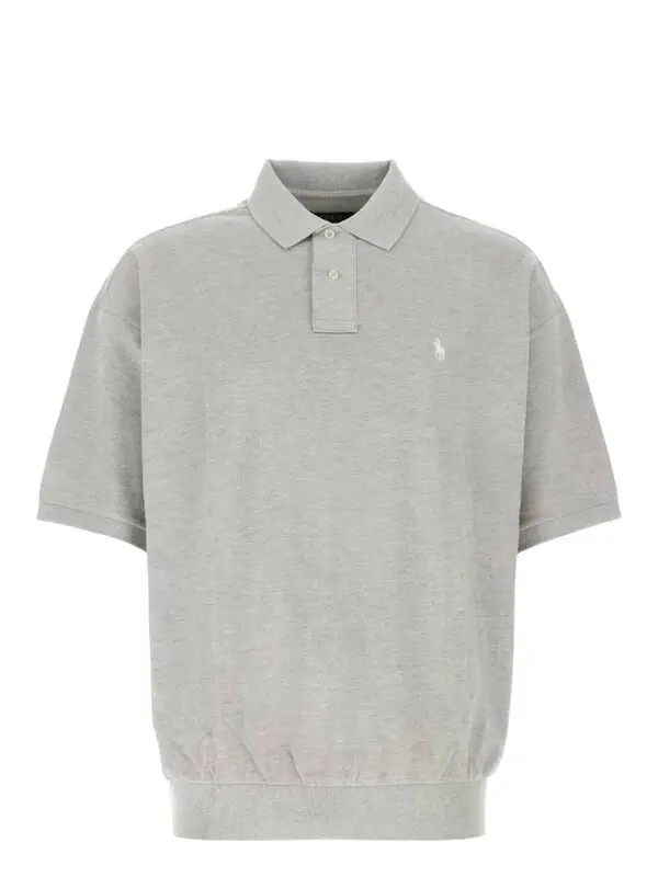 Polo Ralph Lauren Oversized Piqué Polo Shirt - Grey