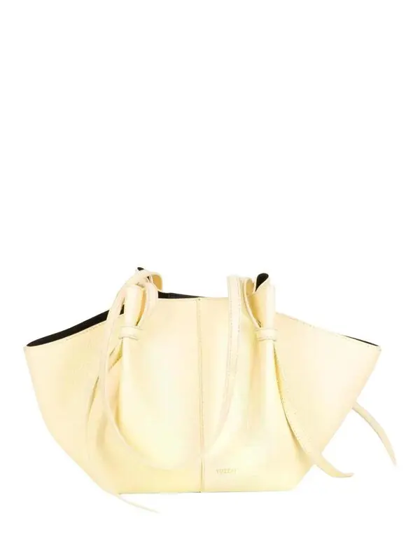 Yuzefi Mochi Leather Clutch Bag - Neutrals