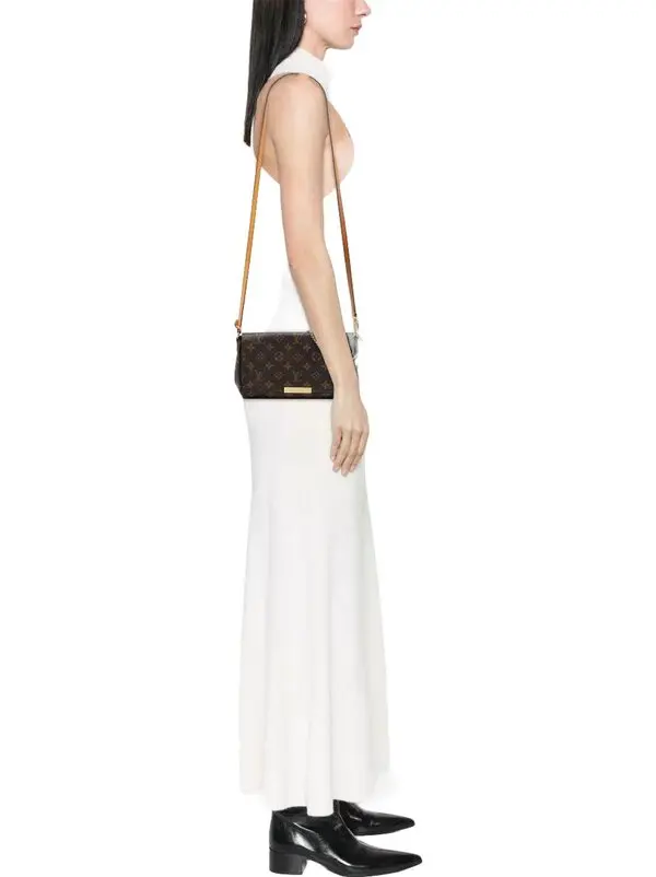 LOUIS VUITTON Monogram Favorite Mm Satchel - Brown