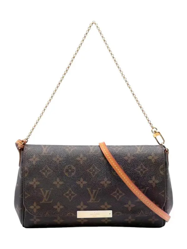 LOUIS VUITTON Monogram Favorite Mm Satchel - Brown