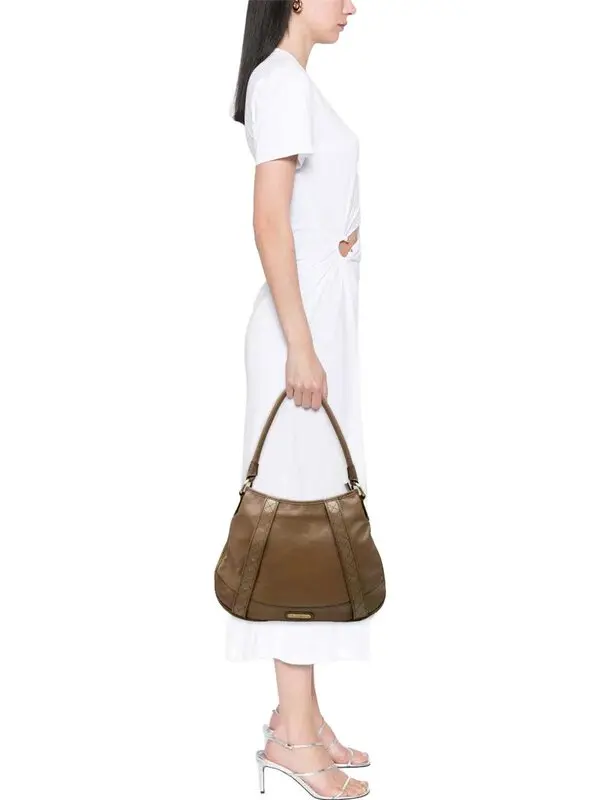 Burberry Leather Shoulder Bag - Brown