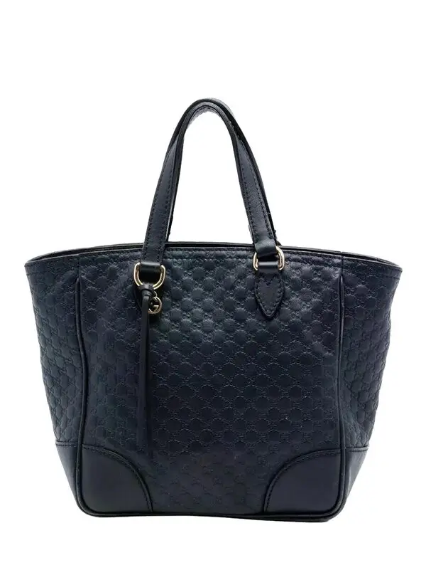 Gucci Small Microssima Bree Satchel - Blue