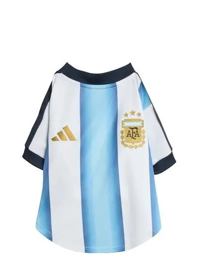 Adidas Argentina National Team Pet Jersey - White Icey Blue