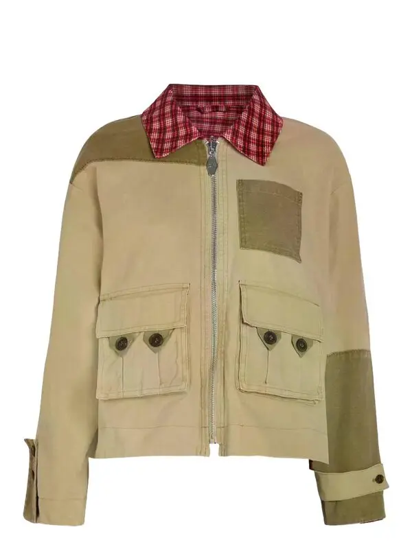 DAMSON MADDER Marcelle Reversible Barn Jacket - Red