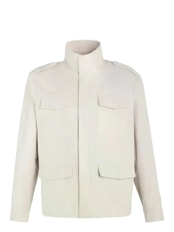 TOD'S Zipped Field Jacket - Neutrals