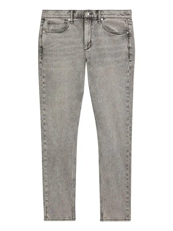 Rag & Bone Fit 1 Authentic Skinny Fit Denim Jeans - Gray