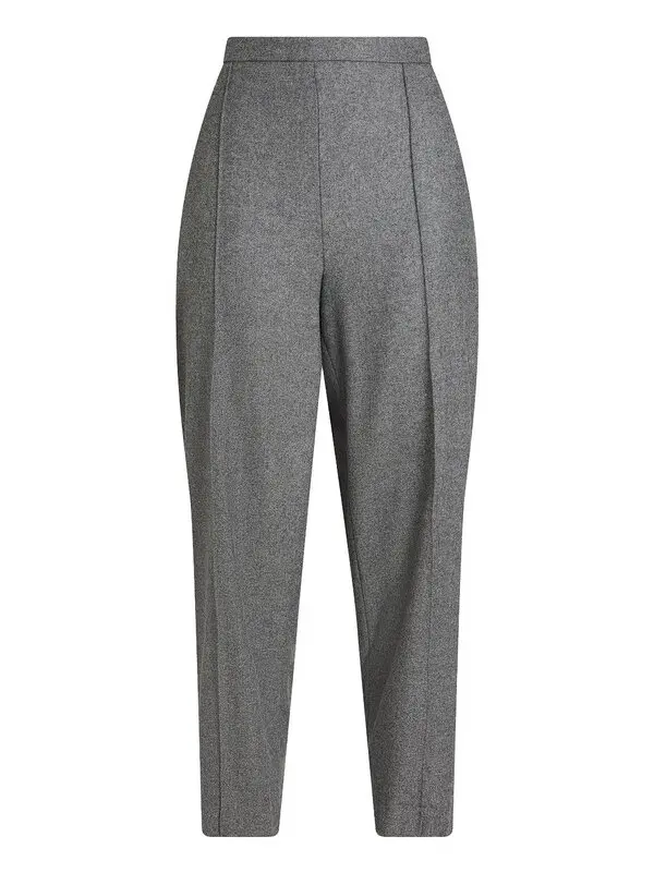 Vince Flannel Tapered Pants - Gray