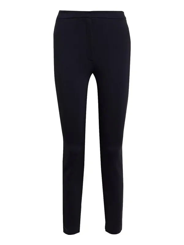 Theory Stretch-cady Slim-leg Pants - Midnight Blue