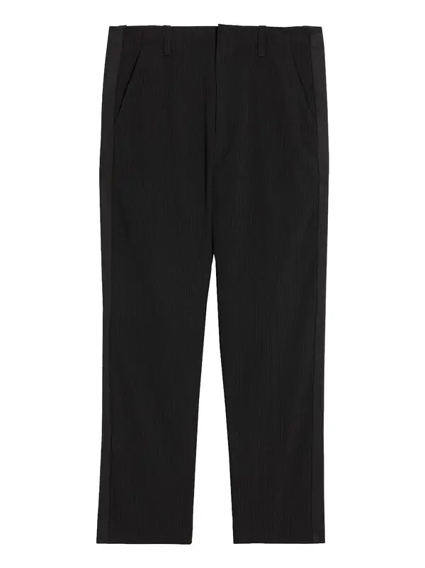 Rag & Bone Bradford Striped Wool-blend Trousers - Black