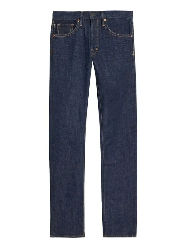 TOM FORD Slim Fit Denim Jeans - Dark Denim