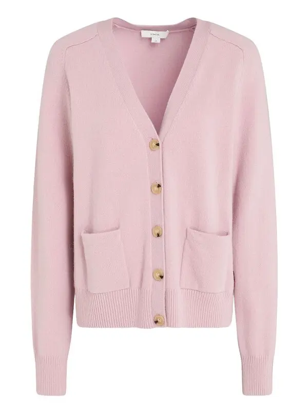 Vince Wool-blend Cardigan - Baby Pink