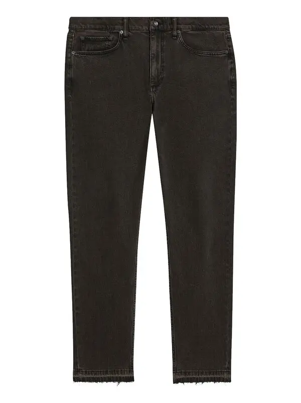 Rag & Bone Fit 2 Authentic Slim Fit Denim Jeans - Dark Brown