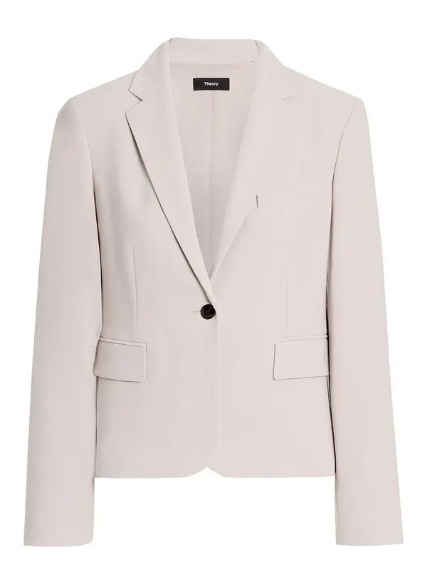 Theory Crepe Blazer - Beige