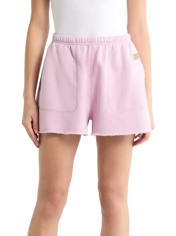 Lunya Silksweats™ Reversible Lounge Shorts - Blushed Lavender