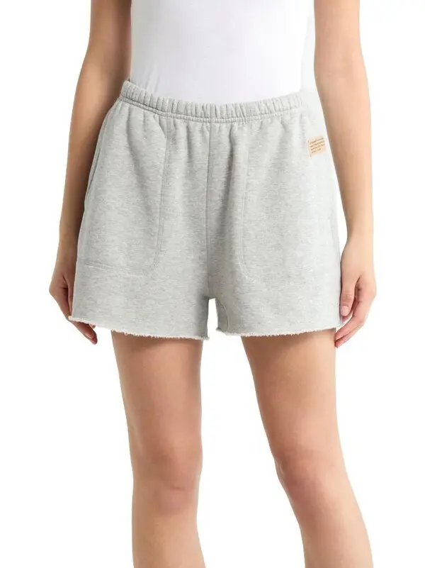 Lunya Silksweats™ Reversible Lounge Shorts - Napping Dove Heather