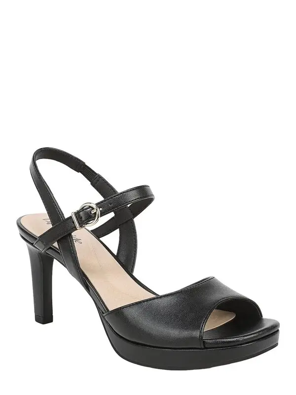 LIFESTRIDE Gwendolyn Ankle Strap Platform Sandal - Blackfa