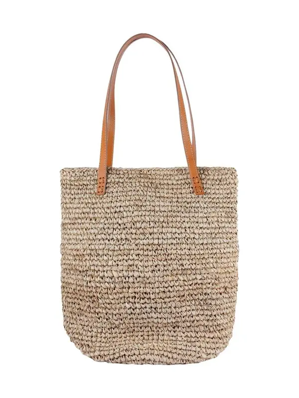 JELAVU Hamptons Raffia Tote - Natural