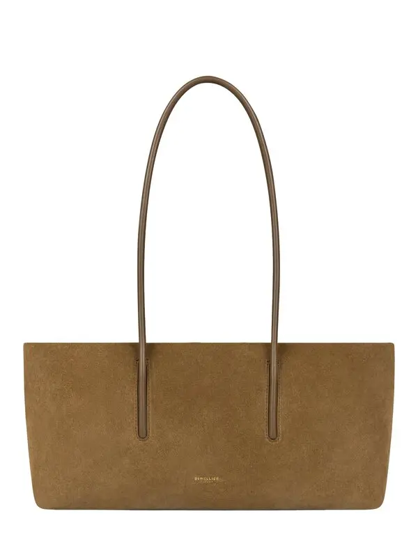 DEMELLIER The Stockholm Shoulder Bag - Tobacco Suede