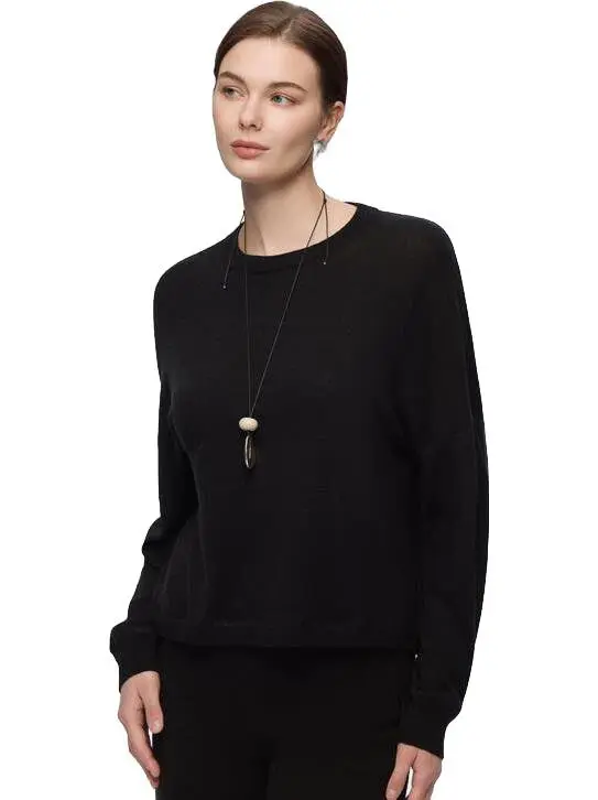 JUANA Nilo Knitted Crewneck - Black