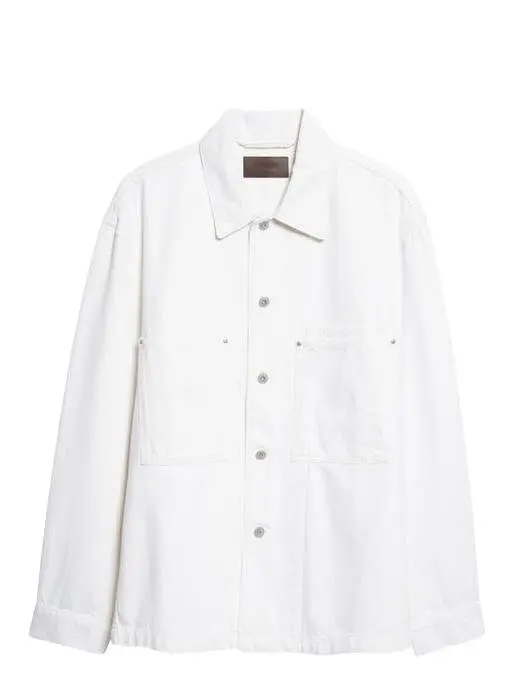 LEMAIRE Workwear Overshirt - Milk