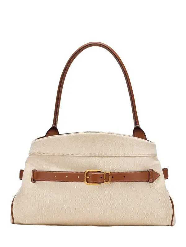 Marc Jacobs Dakota Canvas Satchel - Beige/argan Oil