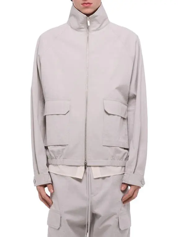Helmut Lang Cropped Utility Jacket - Stone